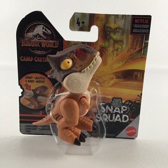 Mattel | Toys | Jurassic World Snap Squad Carnotaurus Mini Dinosaur ...